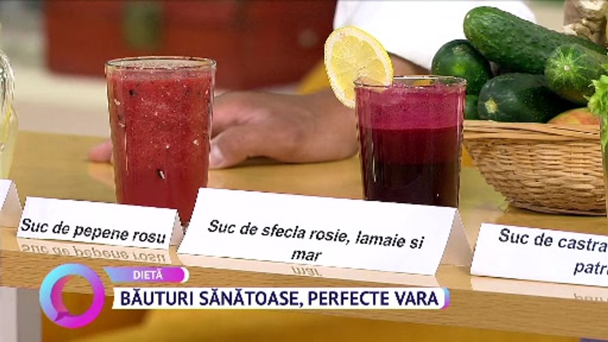 Băuturi sănătoase, perfecte vara | Scene si bonusuri din Vorbește Lumea ...