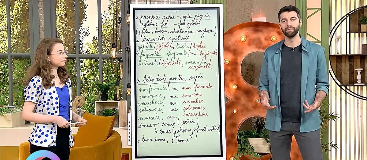 Aproape toți românii fac aceste greșeli gramaticale! Corina Popa arată ...