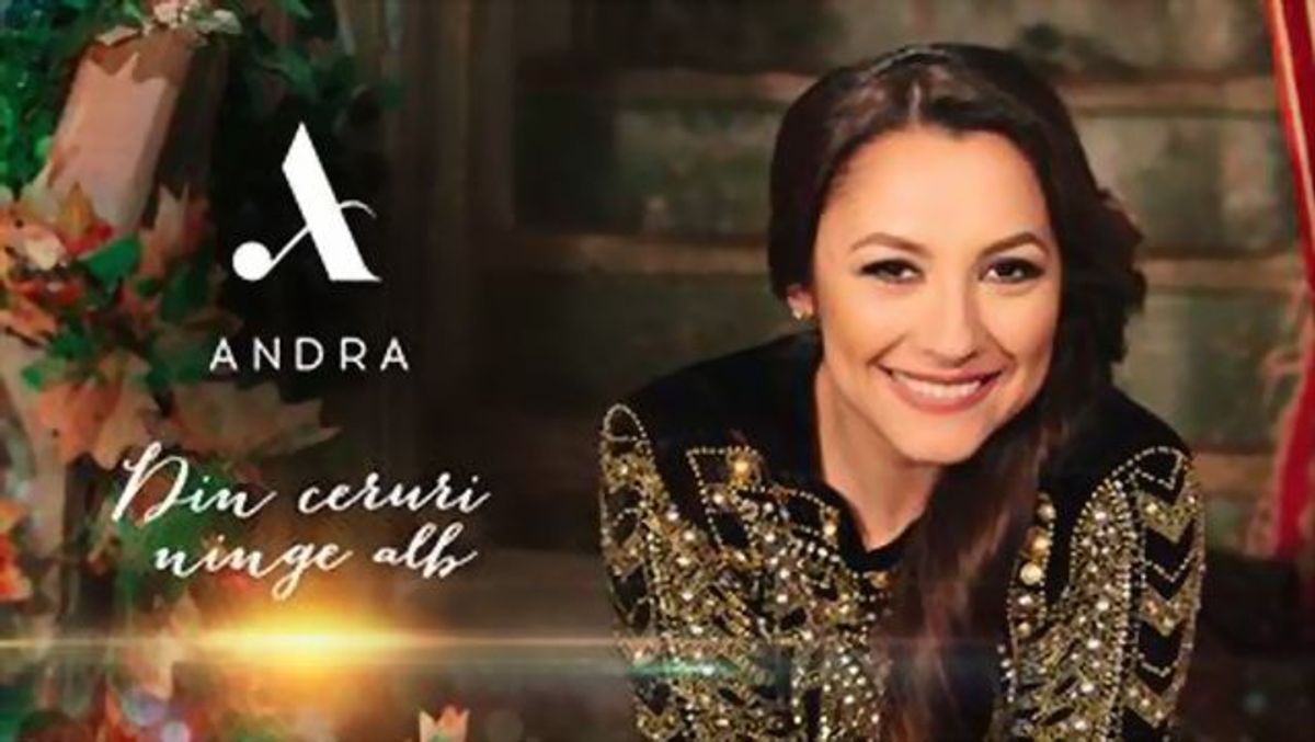 Andra a lansat piesa "Din ceruri ninge alb", care a devenit cea mai ...