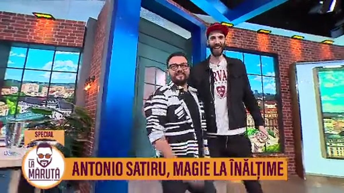 Antonio Satiru, magie la înălțime | Scene si bonusuri din La Măruță ...