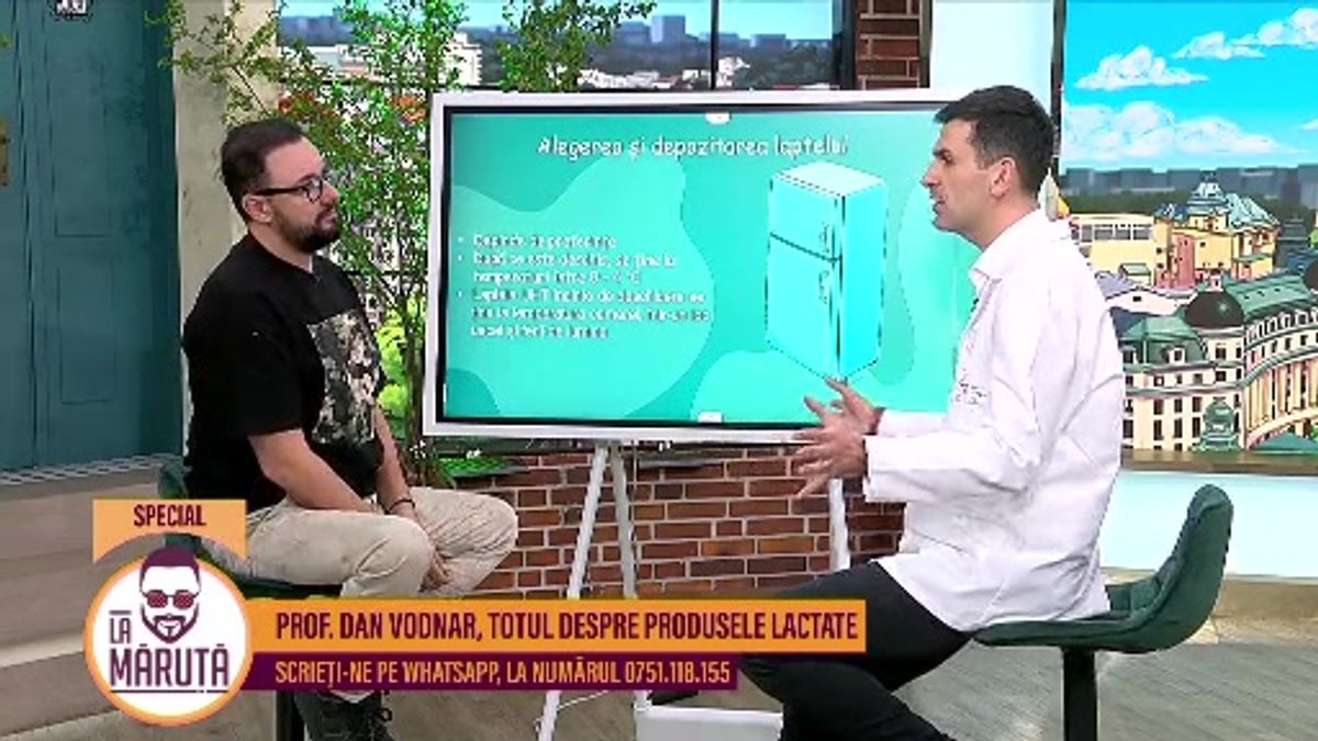 Prof. Dan Vodnar, este laptele inflamator? | Scene si bonusuri din La ...