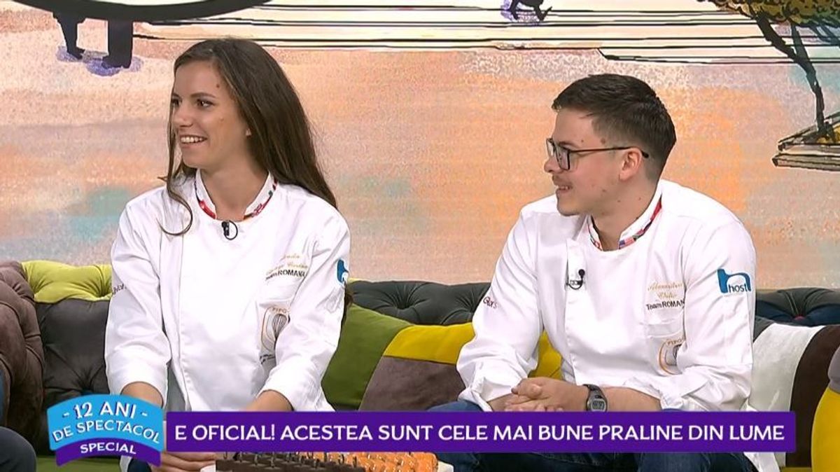 Echipa României, premiată pentru "Cele mai bune praline" la Concursul ...
