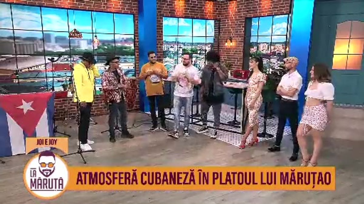 Atmosferă cubaneză în platoul la Măruțao | Scene si bonusuri din La ...