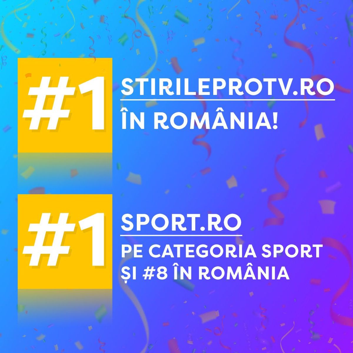 Site-urile știrileprotv.ro și sport.ro au ocupat primul loc în ...