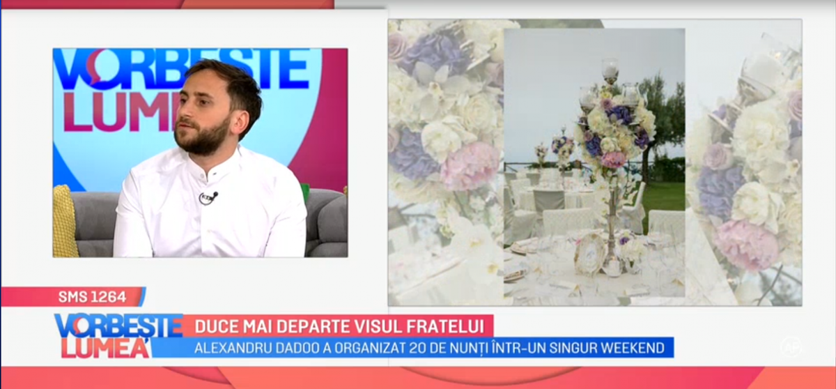 Alexandru Dadoo deține una dintre cele mai cunoscute case de flori din ...