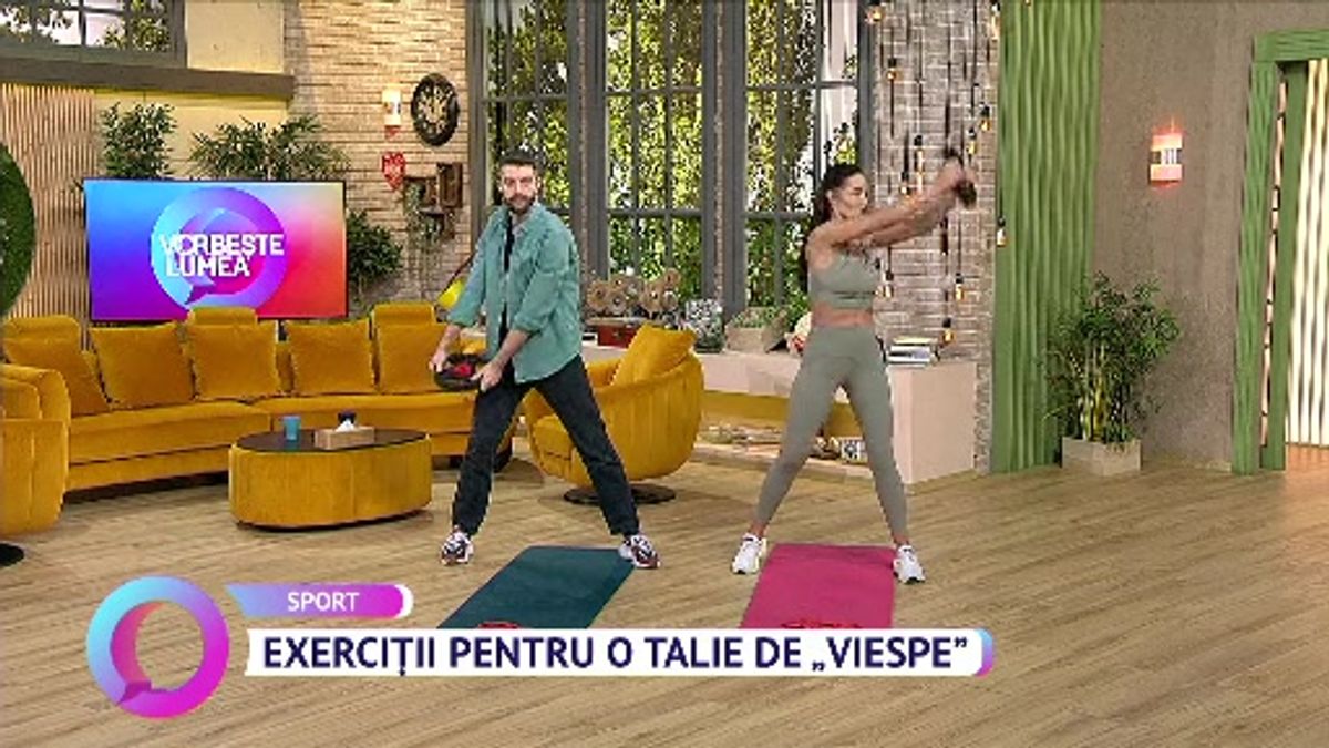 Exerciții pentru o talie de "viespe" | Scene si bonusuri din Vorbește ...