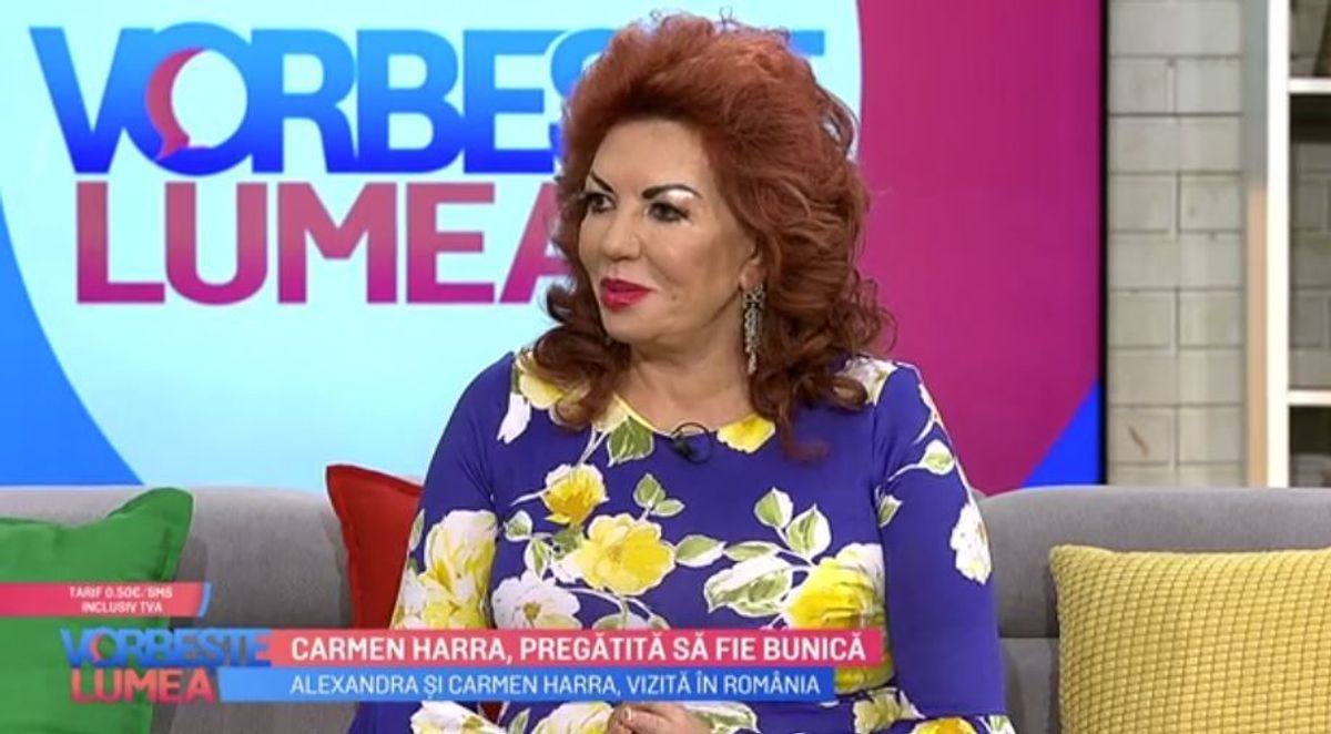 VIDEO Carmen Harra este pregătită să fie bunică. Cum arată fiica ...