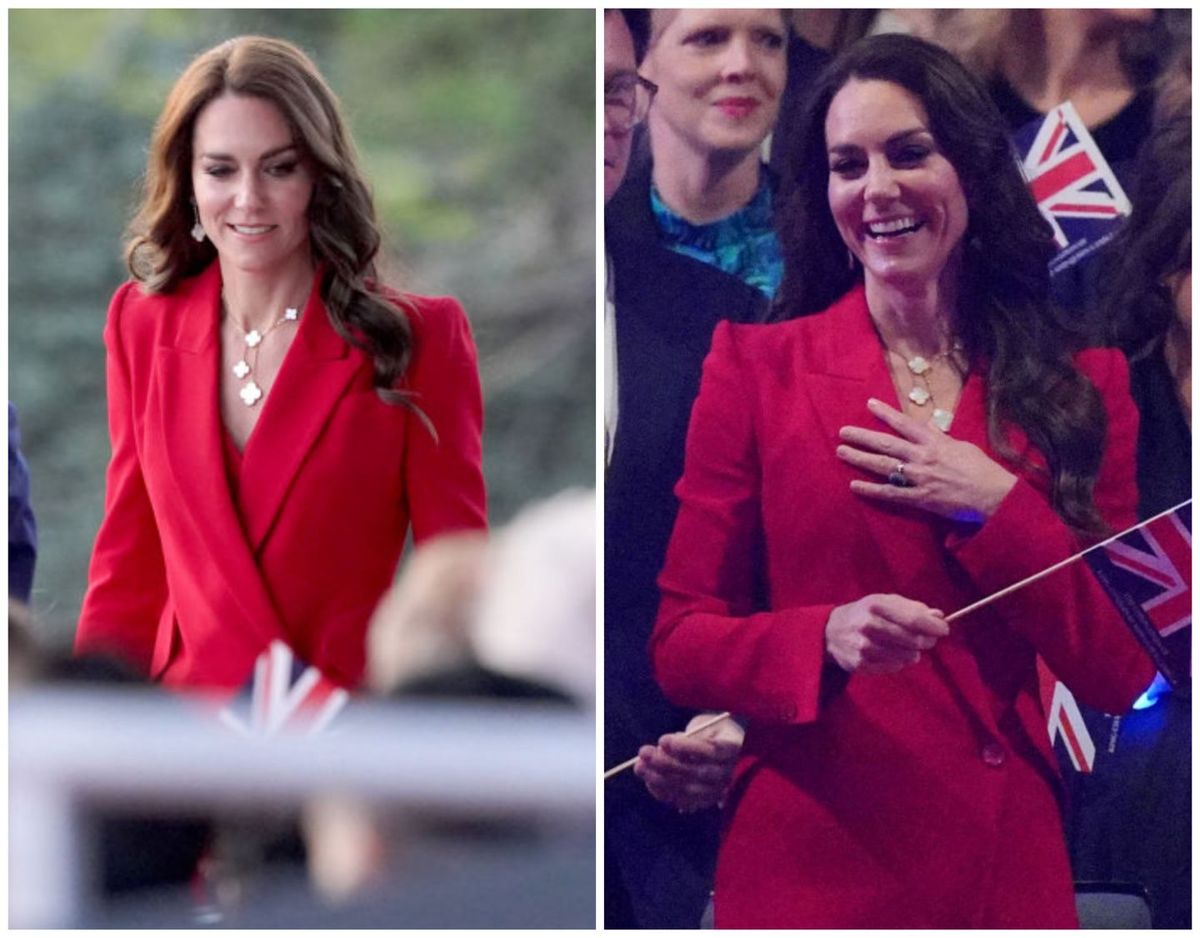 Kate Middleton, spectaculoasă la concertul oficial de la încoronarea ...