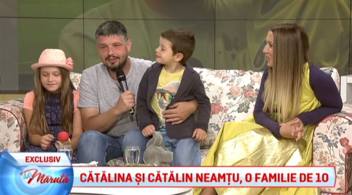 Catalina si Catalin Neamtu, o familie de 10 | Scene si bonusuri din La ...