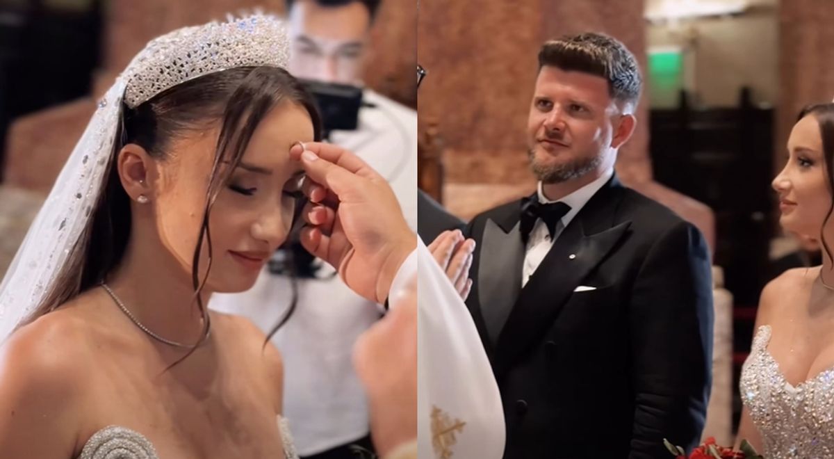 S-a căsătorit cu alesul inimii sale și au avut o nuntă de neuitat ...