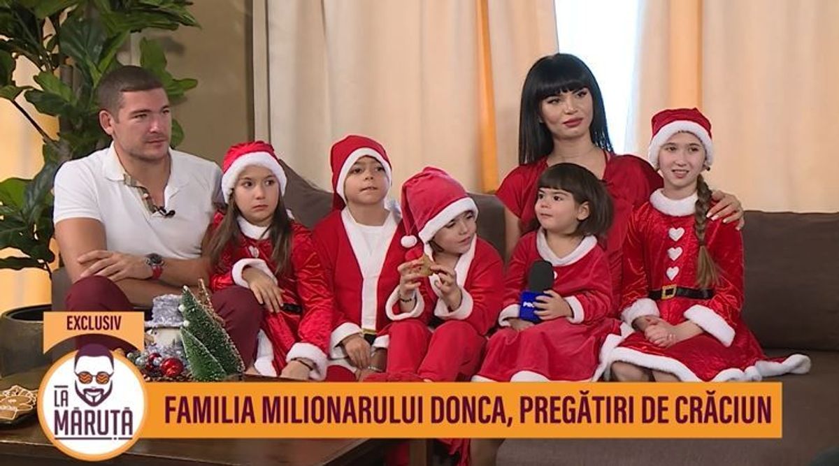 Familia milionarului Donca, pregătiri de Crăciun: “Cred că este mai ...