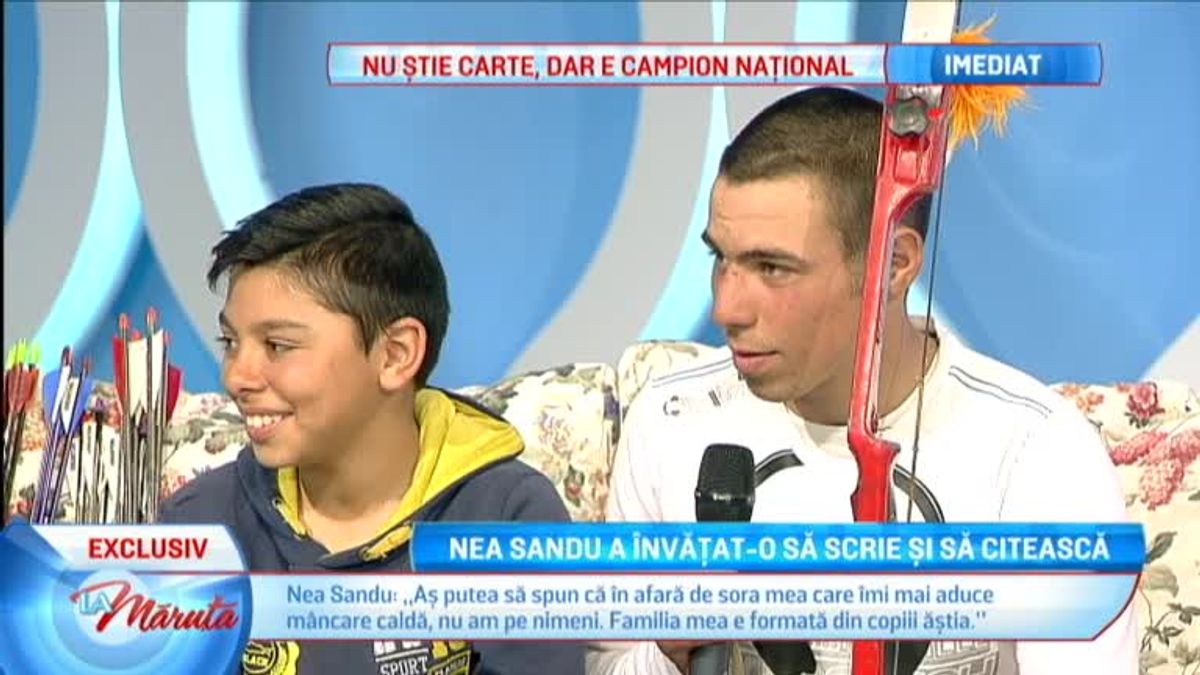 Nea Sandu: "Familia mea e formata din copii astia" | Scene si bonusuri ...