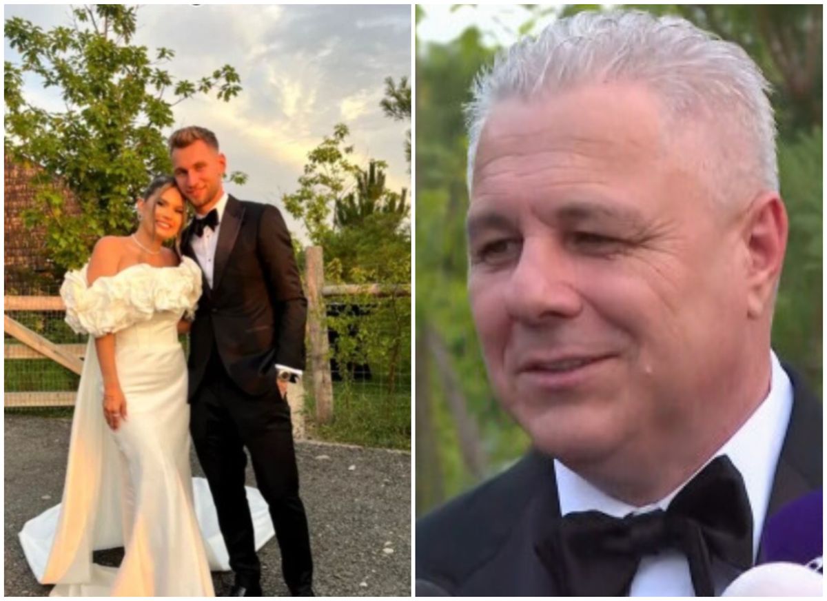 Marius Șumudică, naș la nunta lui Denis Drăguș și Vanessa! Ce discurs ...