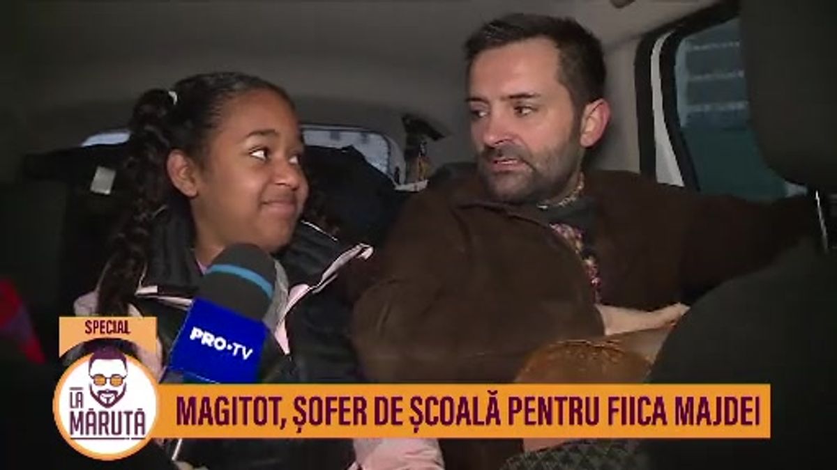 Magitot, șofer de școală pentru fiica Majdei | Scene si bonusuri din La ...
