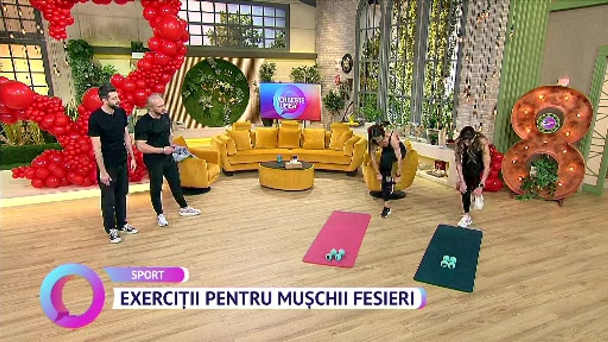 Exerciții pentru mușchii fesieri | Scene si bonusuri din Vorbește Lumea ...
