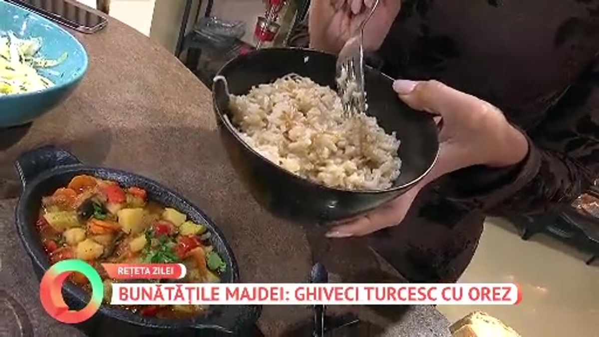 Ghiveci turcesc cu orez, rețeta pregătită de Majda la Vorbește Lumea ...