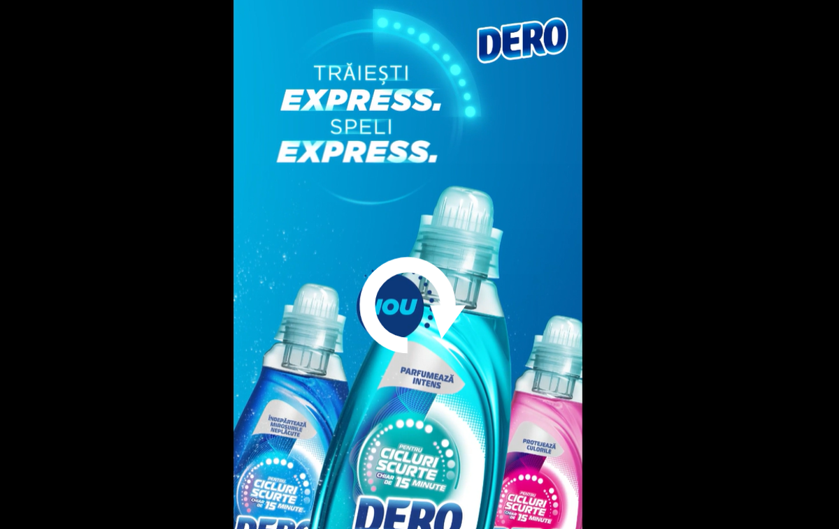 Când timpul nu stă pe loc, ai nevoie de un detergent care ține pasul ...