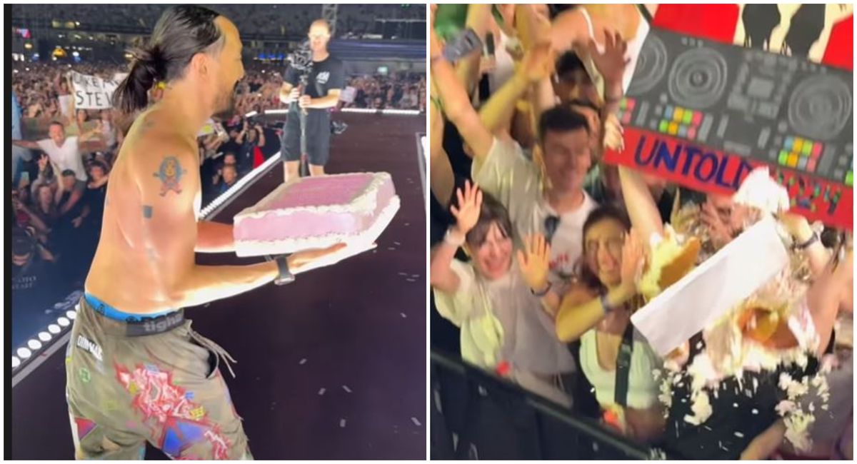 UNTOLD 2024. Ce gust are tortul pe care Steve Aoki îl aruncă în capul ...