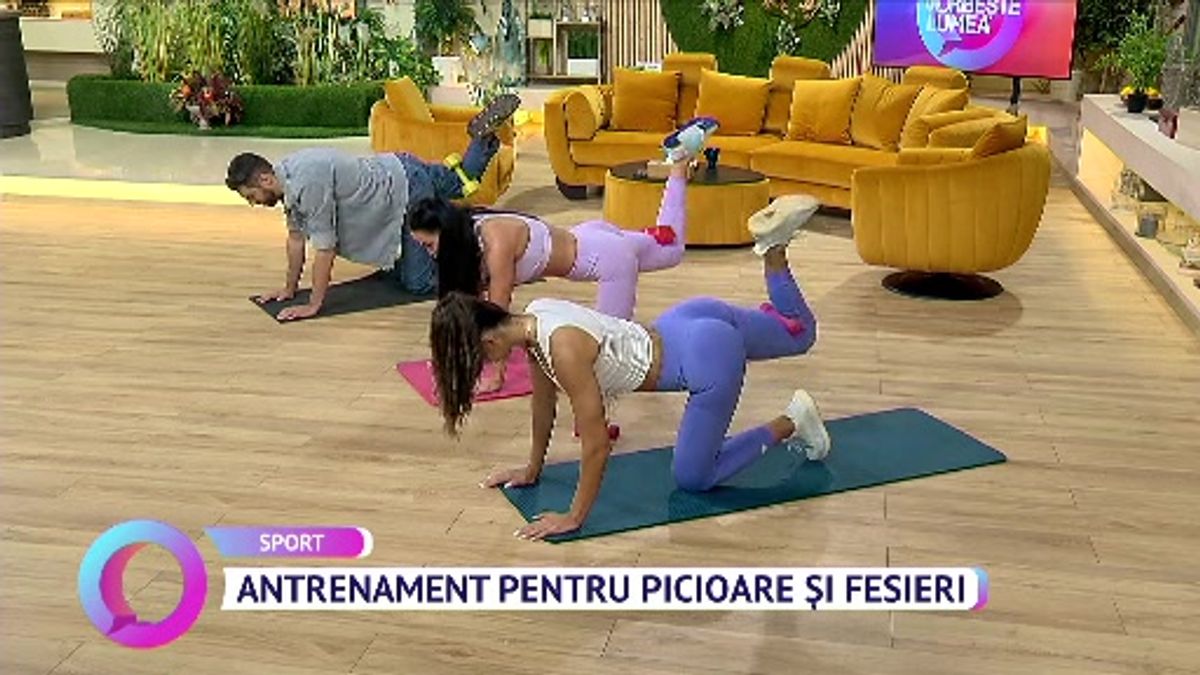 Antrenament pentru picioare și fesieri | Scene si bonusuri din Vorbește ...