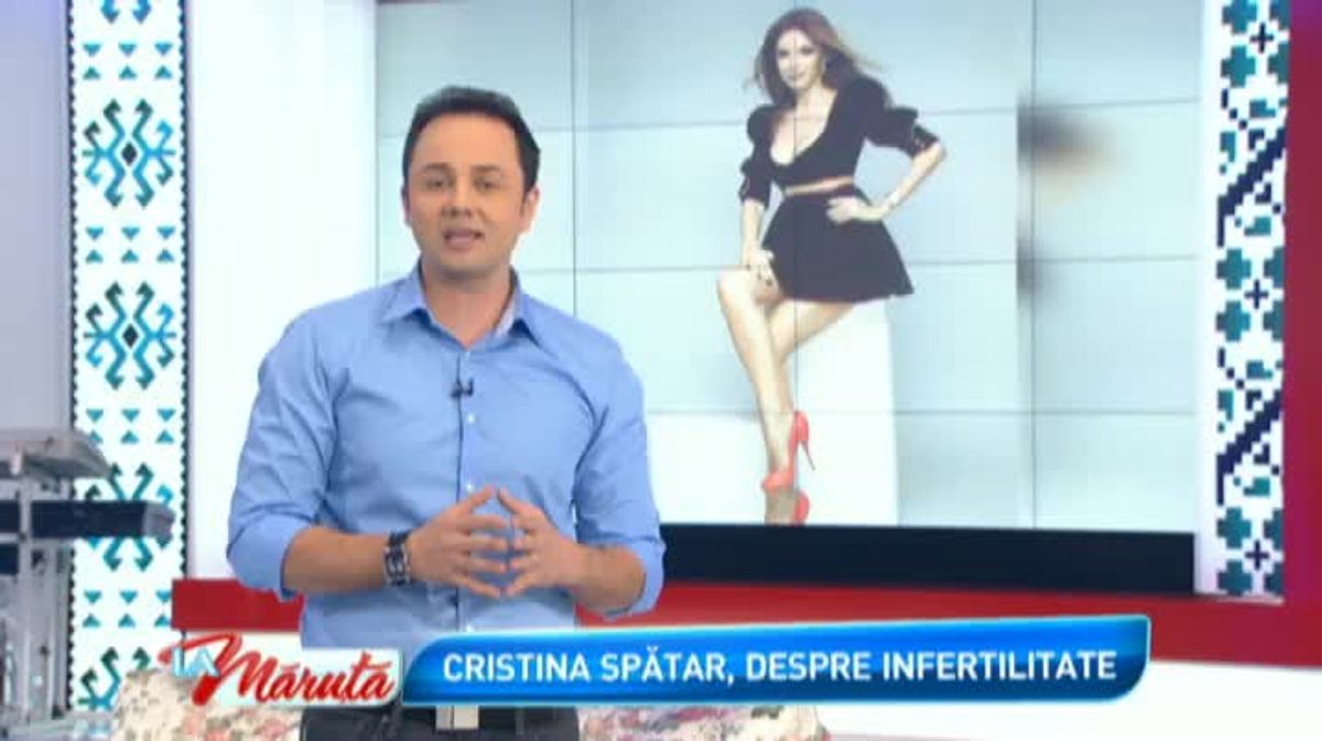 Cristina Spatar, despre infertilitate | Scene si bonusuri din La Măruță ...