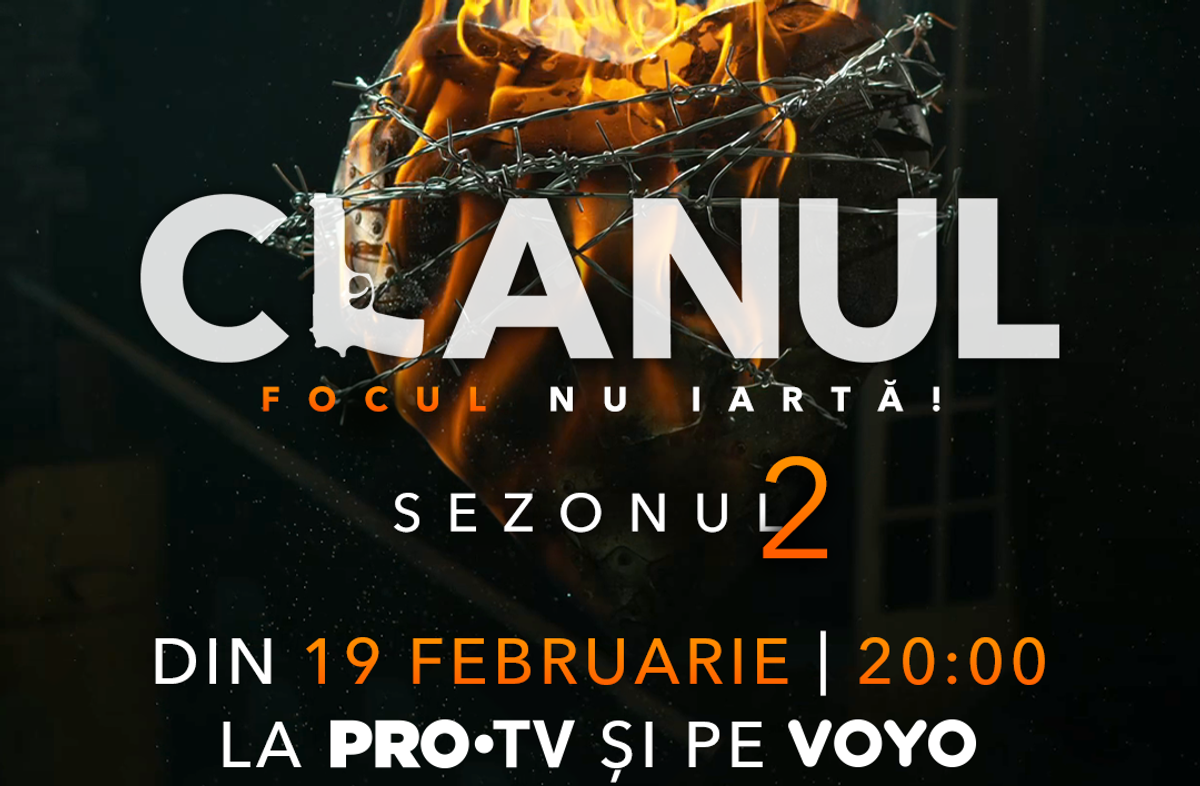 Premiera sezonului 2 din serialul CLANUL va fi duminică, 19 februarie ...