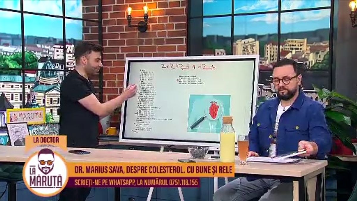 Dr. Marius Sava, despre colesterol. Cu bune și rele | Scene si bonusuri ...
