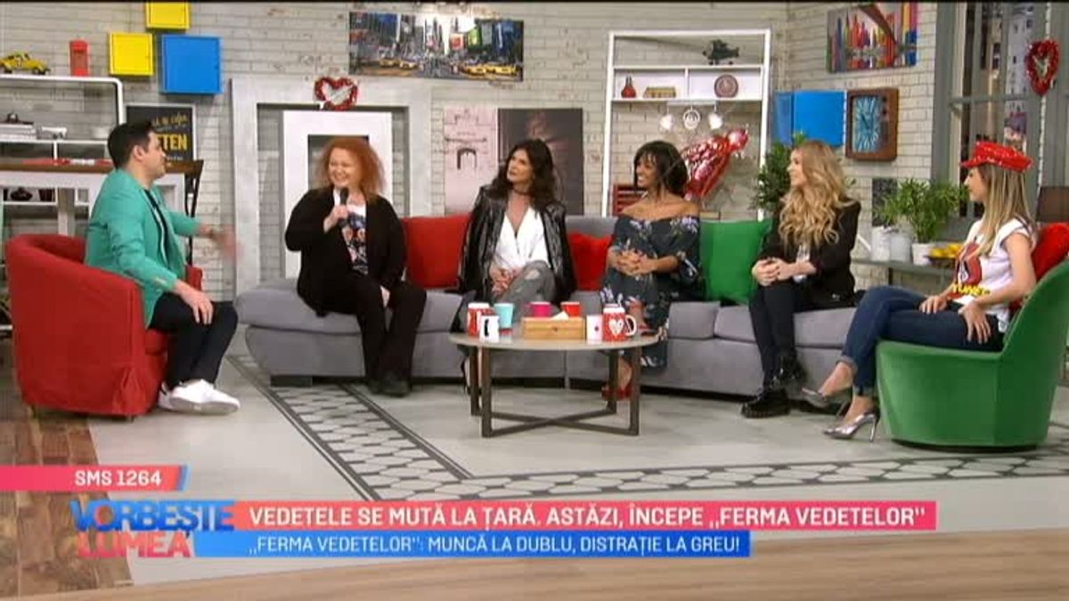 Vedetele se muta la tara! Astazi, incepe "Ferma Vedetelor" | Scene si bonusuri din Vorbește ...