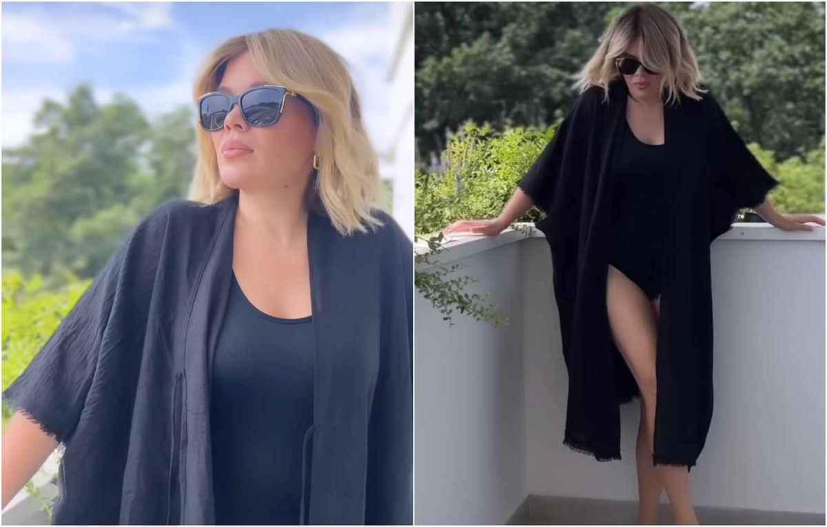 Gina Pistol, pe post de fotomodel. A pozat în costum de baie, spre ...