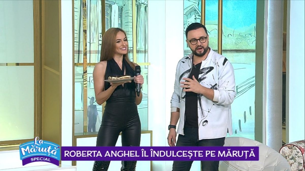 Roberta Anghel îl îndulcește pe Măruță | Scene si bonusuri din La ...