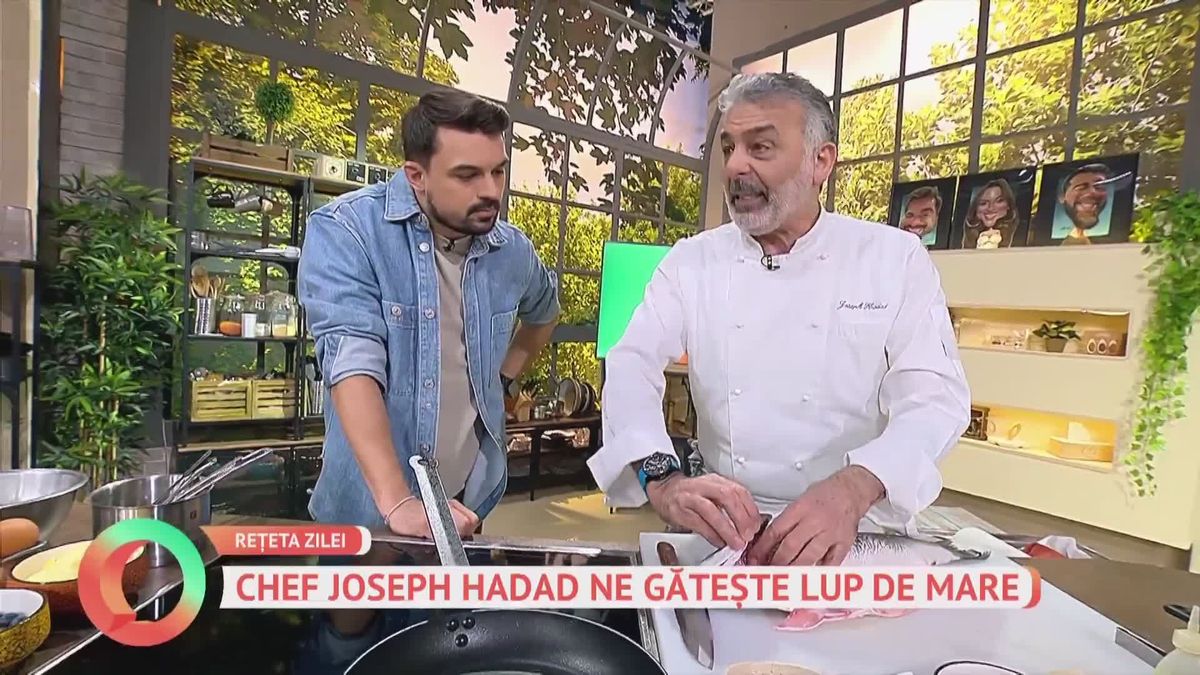 Chef Joseph Hadad ne gătește lup de mare | Scene si bonusuri din ...