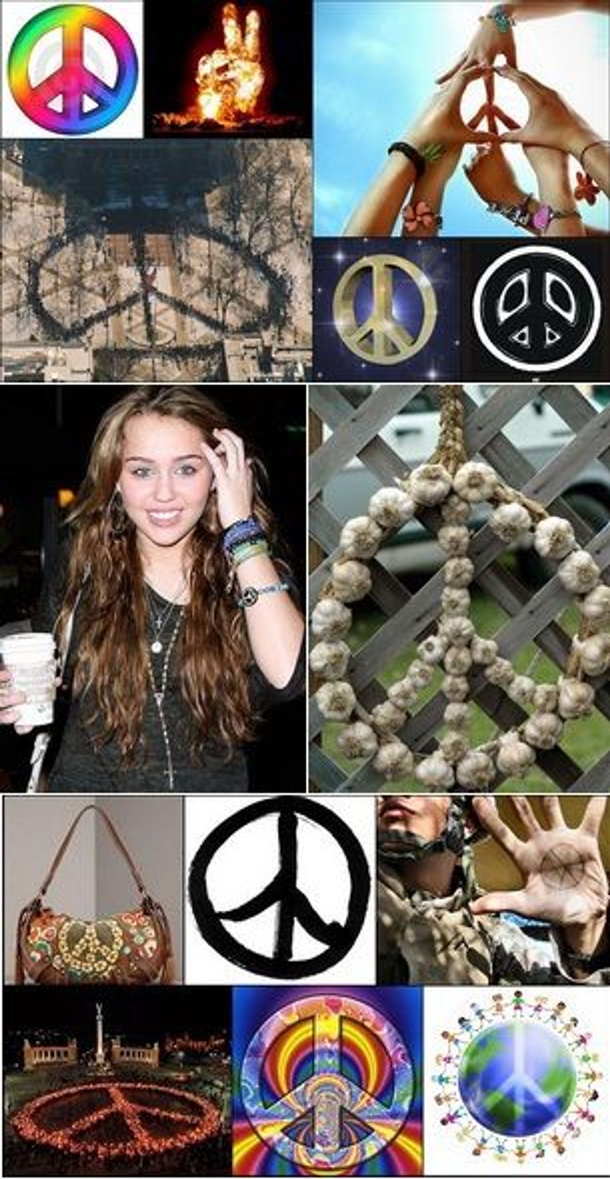 Semnul pacii - cel mai impresionant simbol de pe glob FOTO | PRO TV