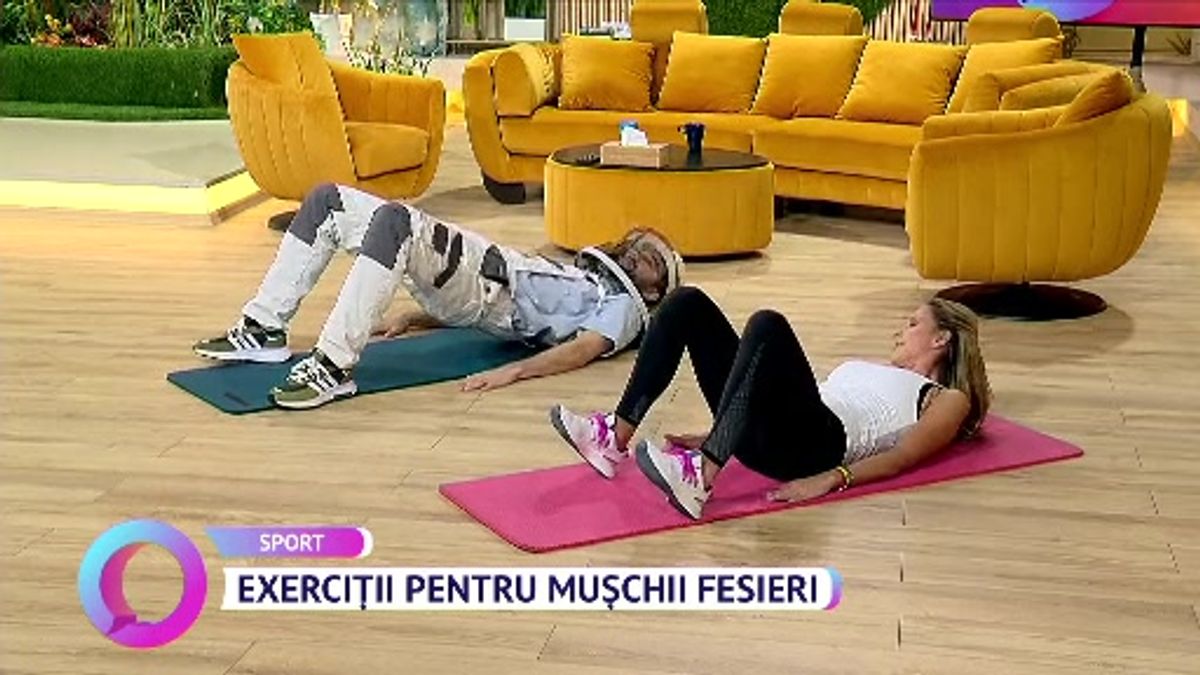 Exerciții pentru mușchii fesieri | Scene si bonusuri din Vorbește Lumea ...