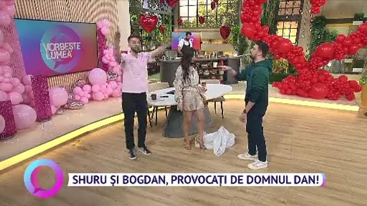 Shuru și Bogdan, provocați de domnul Dan! | Scene si bonusuri din Vorbește Lumea | PRO TV