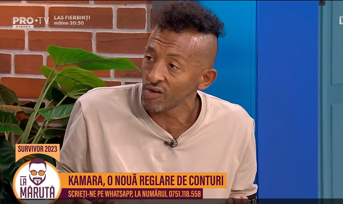 Kamara continuă conflictul cu Cristi Mitrea, dar are și un mesaj ...