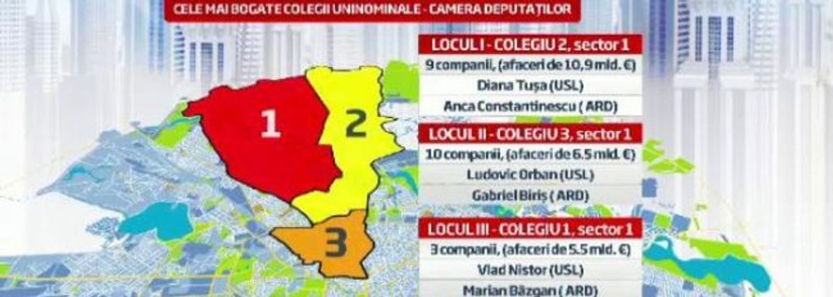 Alegeri parlamentare 2012. Harta celor mai bogate colegii din Romania ...