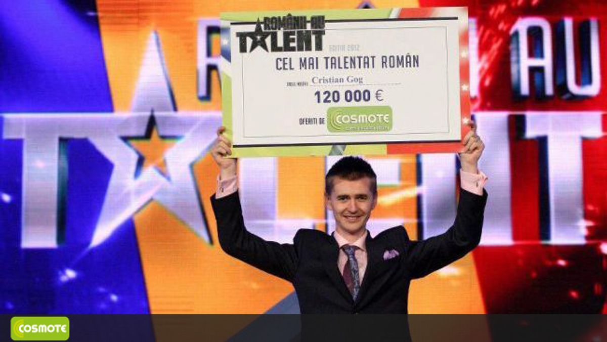 SURPRIZA sau nu? Cristian Gog, marele castigator de la "Romanii au ...