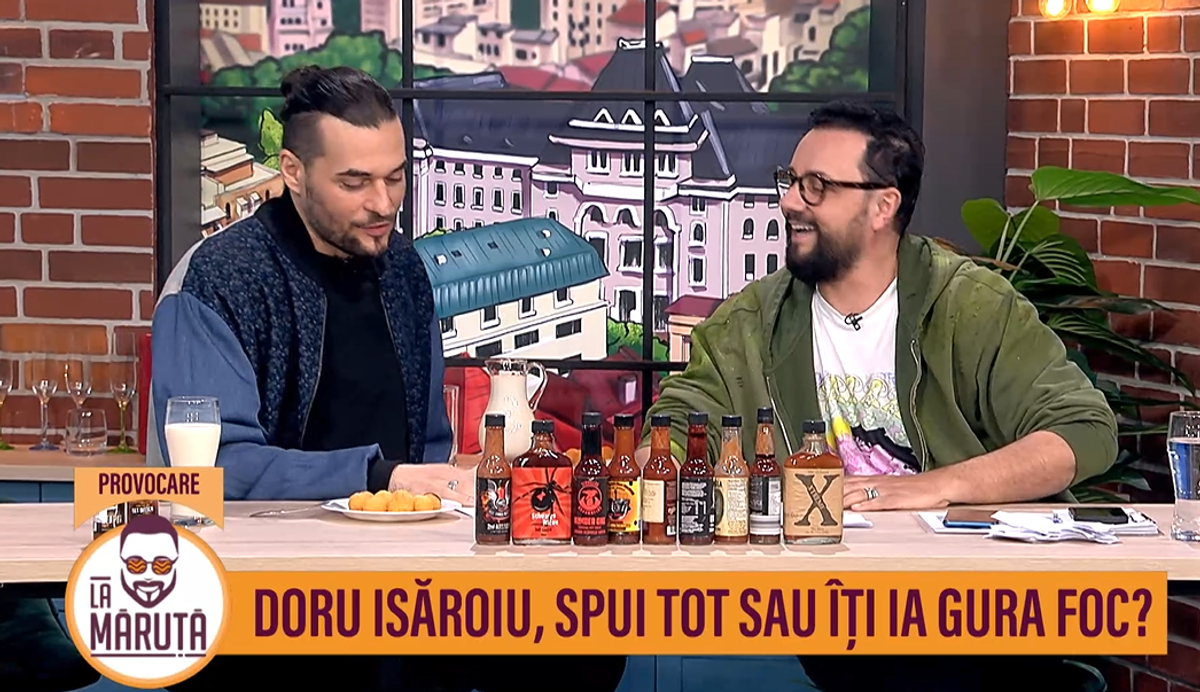 Doru Isăroiu, solistul trupei Red Parlament, la provocarea sosurilor iuți | PRO TV
