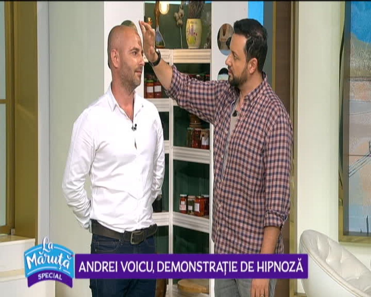 Andrei Voicu, demonstratie de hipnoza | Scene si bonusuri din La Măruță | PRO TV