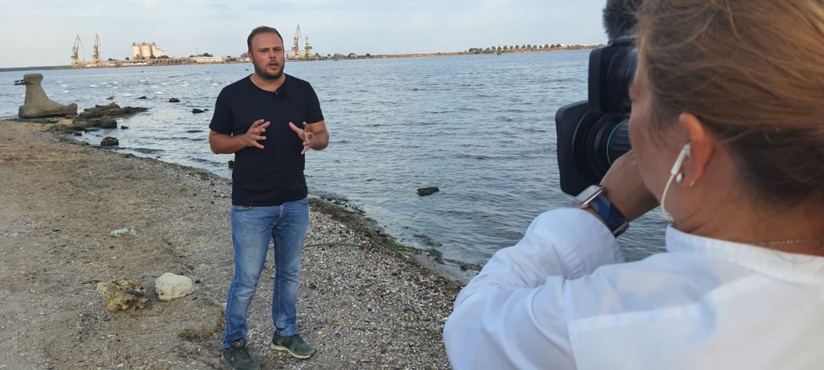 Paul Angelescu prezintă într-un reportaj starea deplorabilă a portului ...