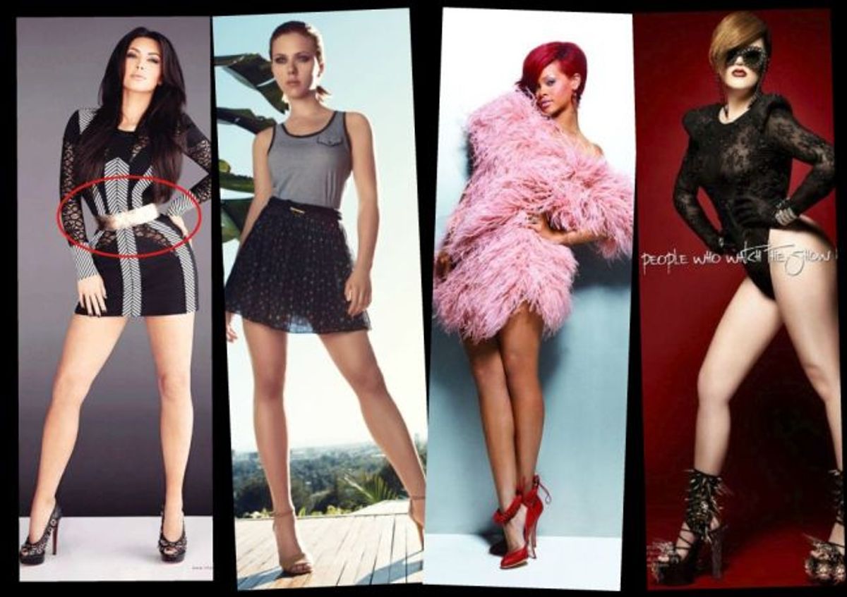 In realitate cu sunculite, in reviste snur! Topul vedetelor slabite cu Photoshop! | PRO TV