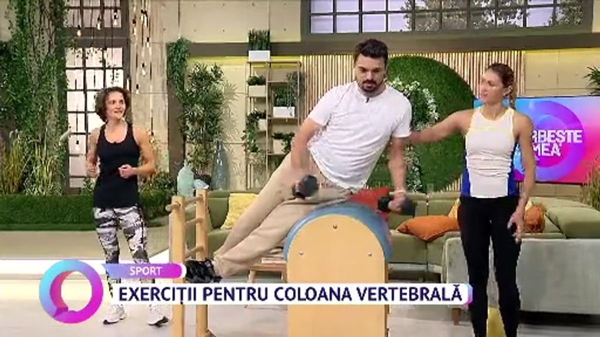 Exerciții pentru coloana vertebrală | Scene si bonusuri din Vorbește ...