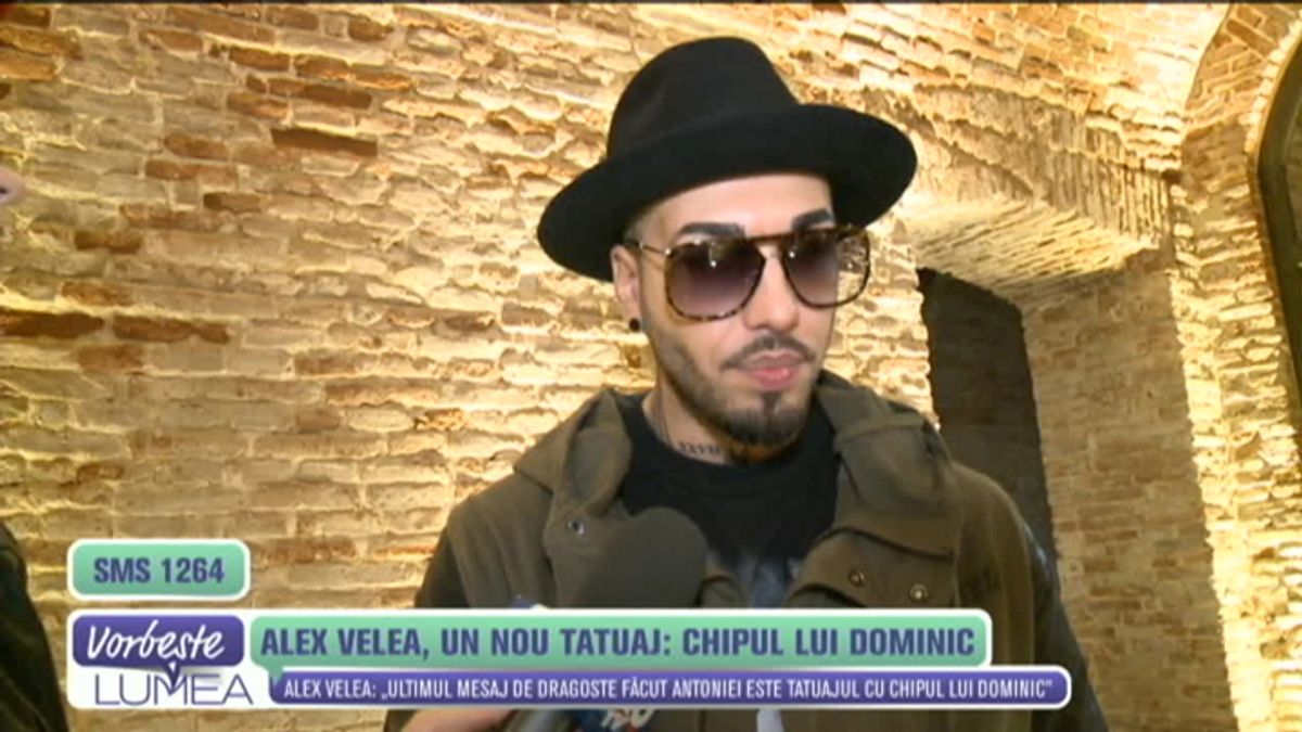 Noul tatuaj al lui Alex Velea: chipul lui Dominic | Scene si bonusuri ...