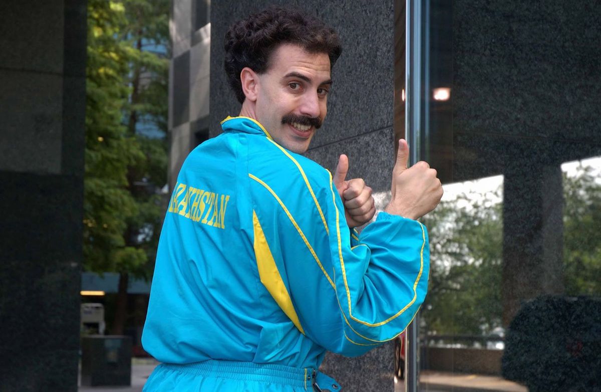 Sotia lui Borat, aparitie impecabila. Cat de frumoasa este femeia care ...