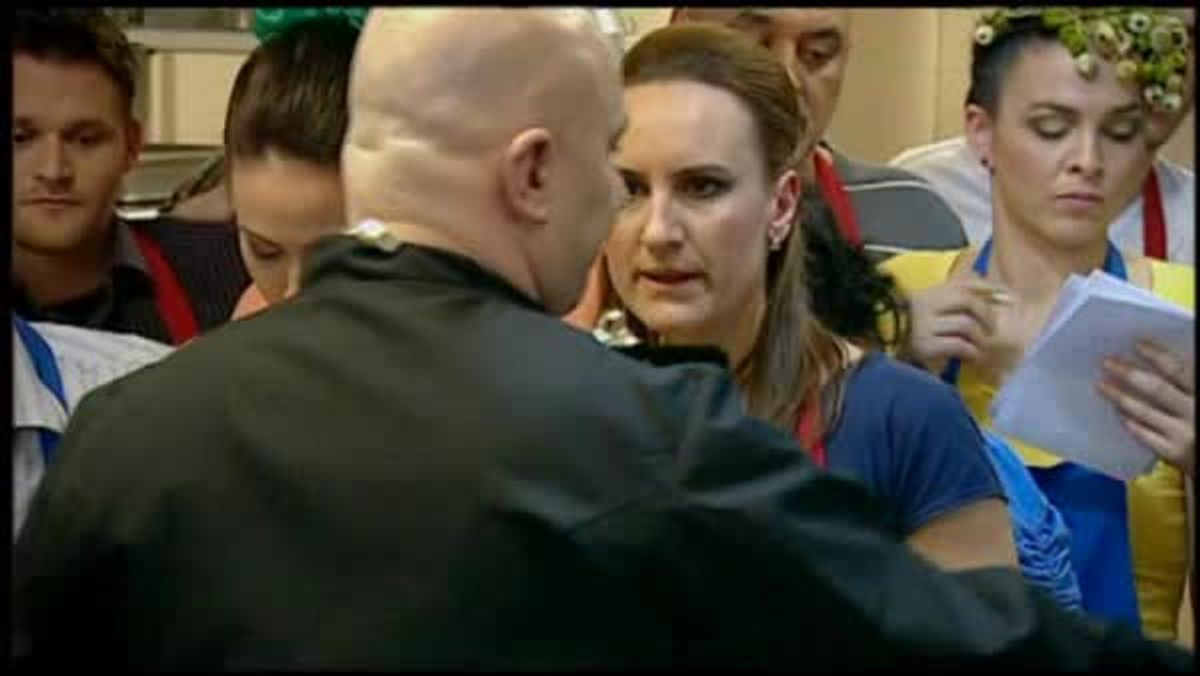 Haddock cu reductie de portocale si risotto, preparat de concurenti la ...