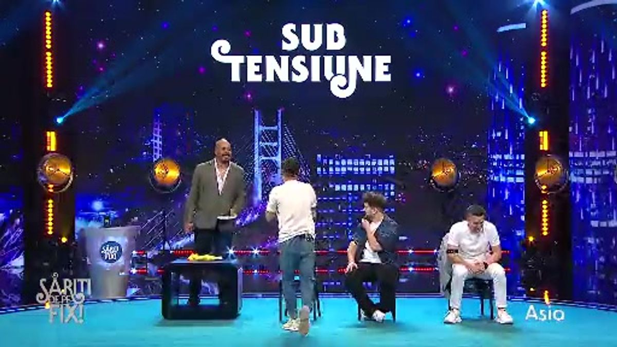 Cosmin Stan, vizibil emoționat înainte de proba „Sub Tensiune ...