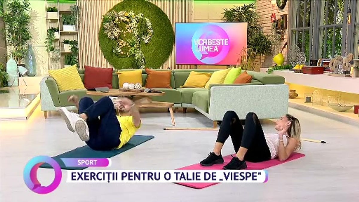 Exerciții pentru o talie de "viespe" | Scene si bonusuri din Vorbește ...