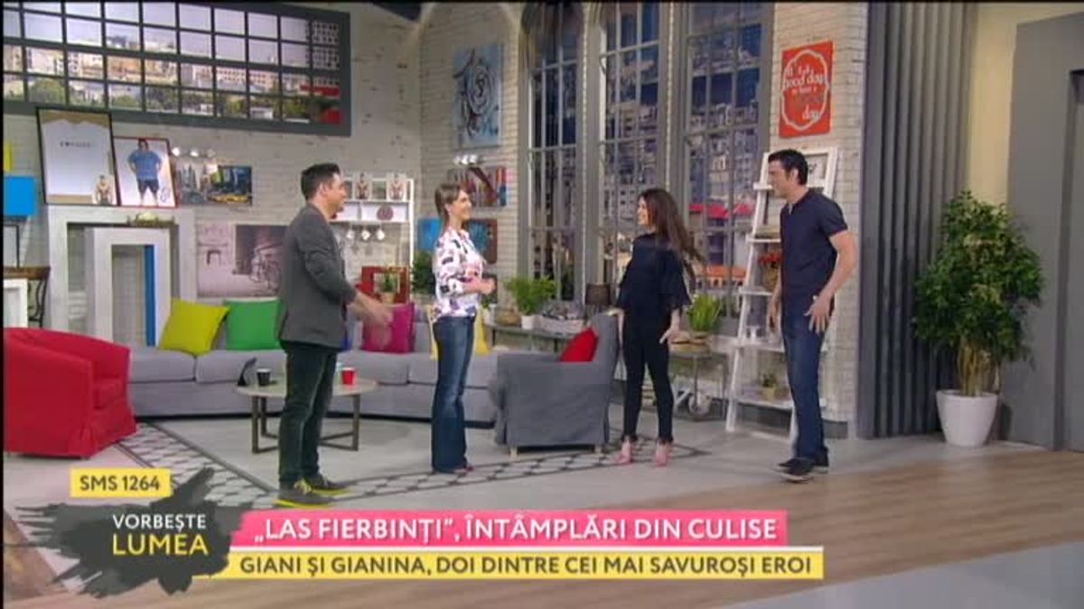 Giani si Gianina, din culisele Las Fierbinti | Scene si bonusuri din ...