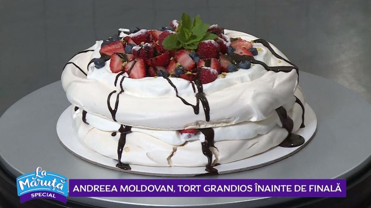 VIDEO Andreea Moldovan, tort grandios înainte de finală | PRO TV