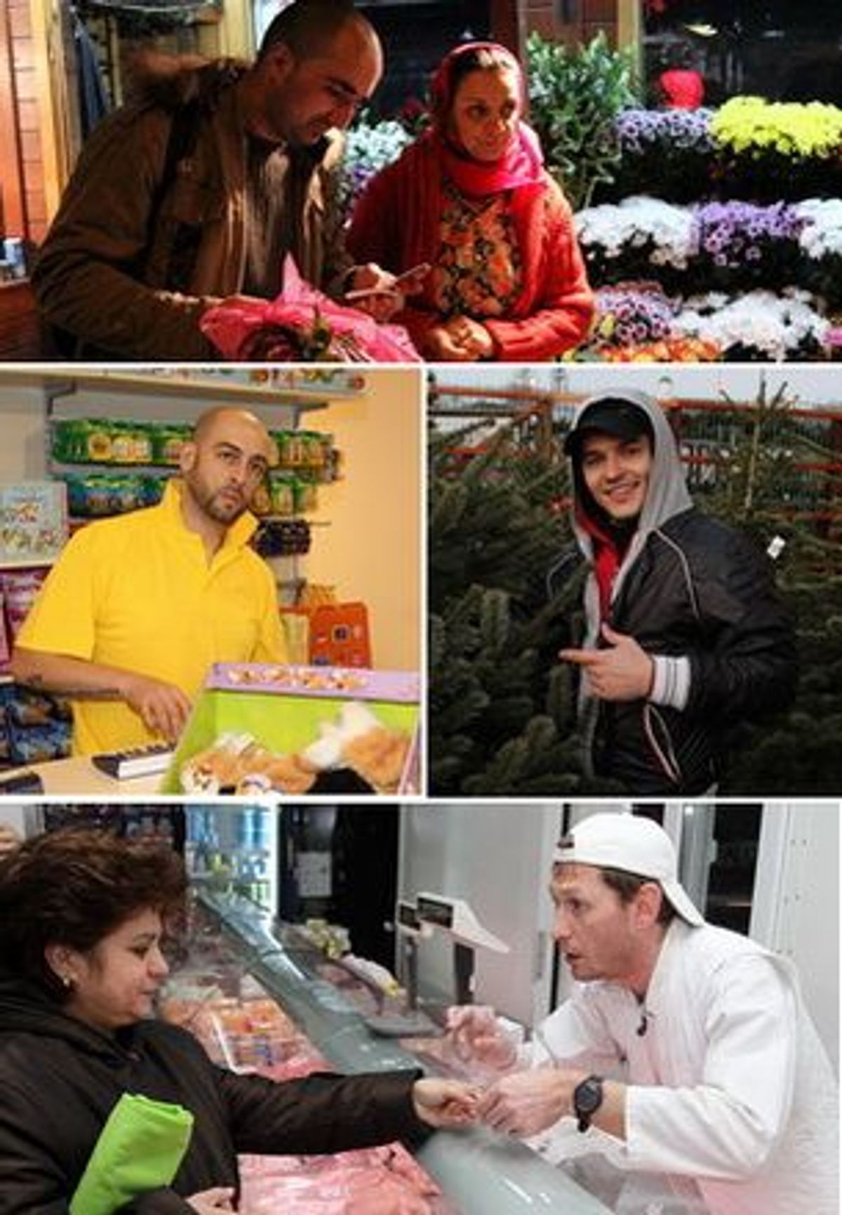 Carmen Tanase vinde flori, iar Mircea Solcanu s-a angajat ca vanzator ...