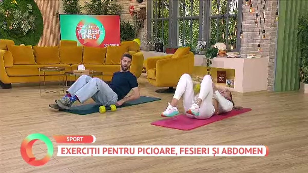 Exerciții pentru picioare, fesieri și abdomen | Scene si bonusuri din ...